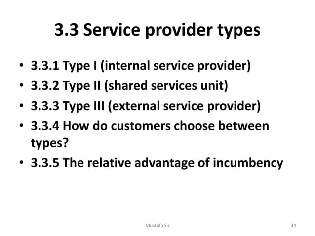 Unit 1 chap2 it service management | PPT