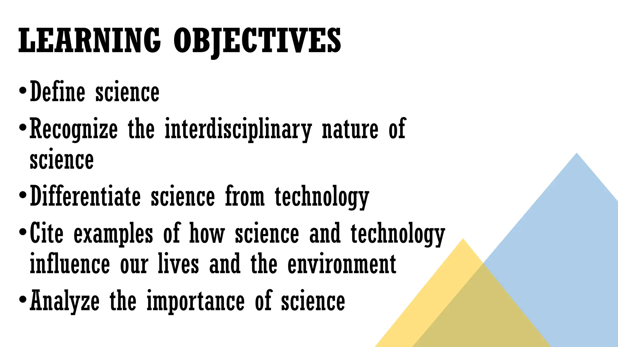 UNIT1_CHAPTER1- SCIENCE IN OUR WORLD. GRADE 7 | PPTX