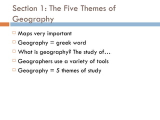Geo: Unit 1, Chapter 1 Powerpoint | PPT