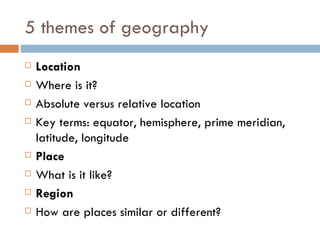 Geo: Unit 1, Chapter 1 Powerpoint | PPT