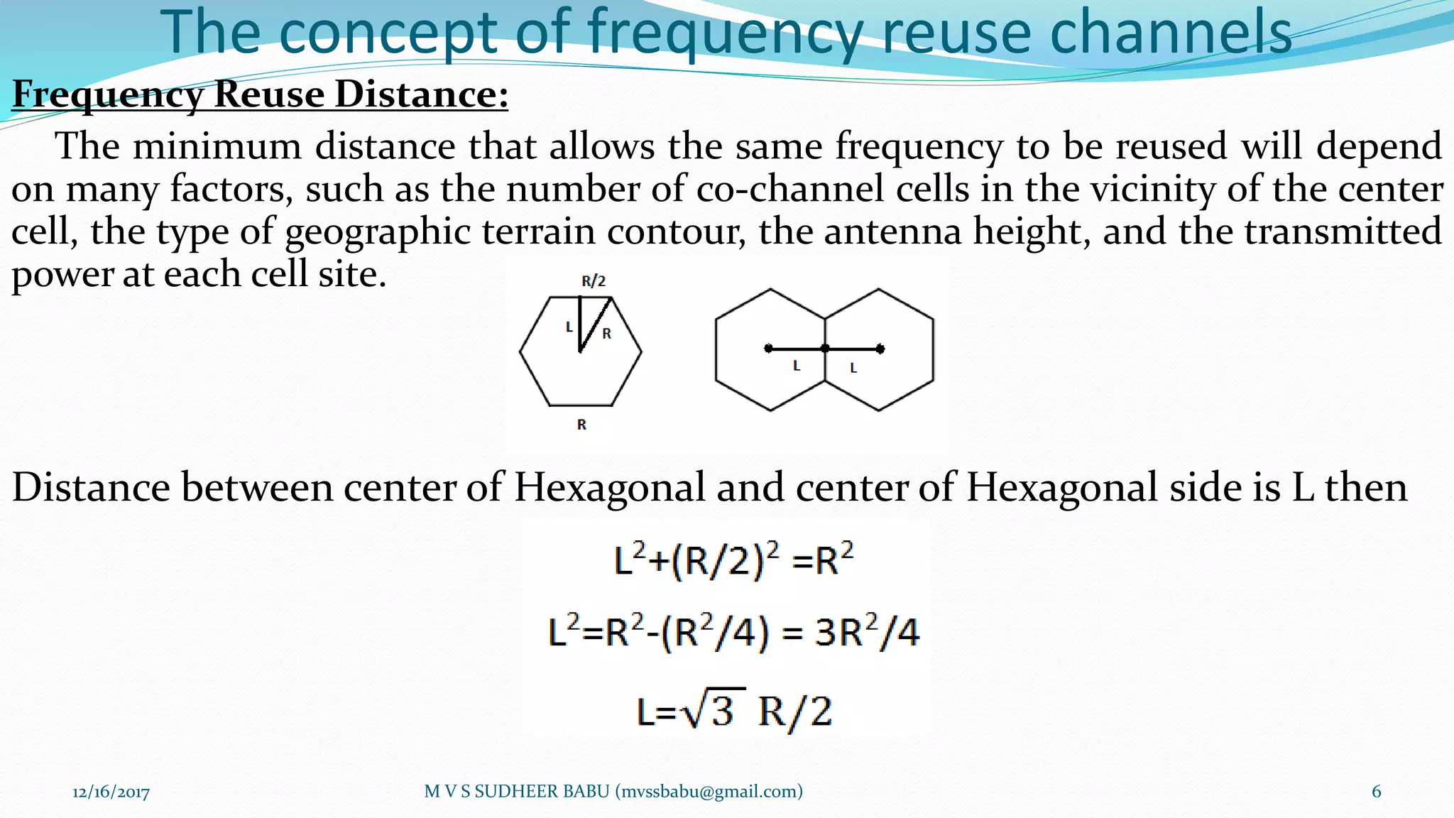 ELEMENTS OF CELLULAR RADIO SYSTEM DESIGN | PPSX