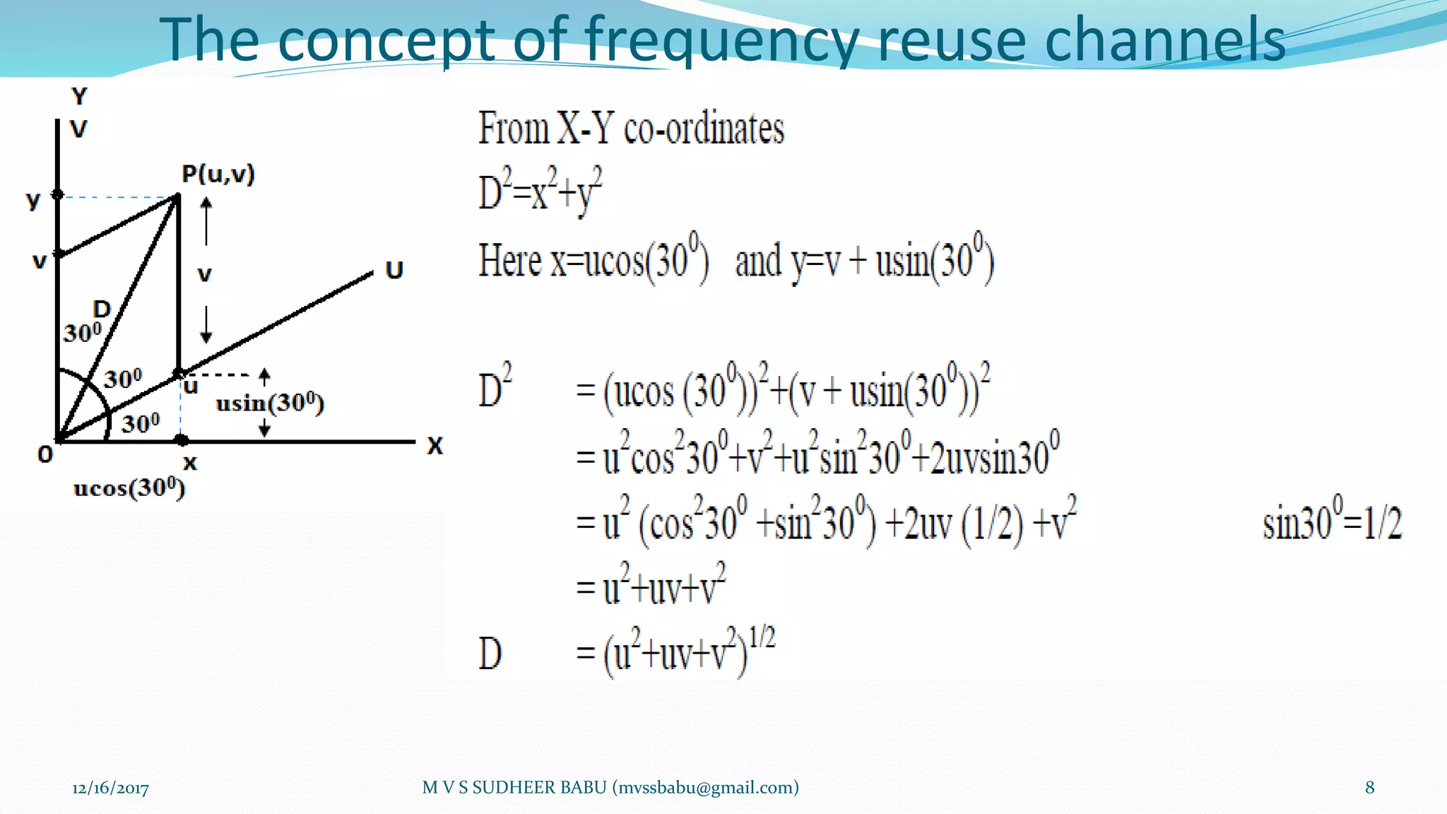 ELEMENTS OF CELLULAR RADIO SYSTEM DESIGN | PPSX
