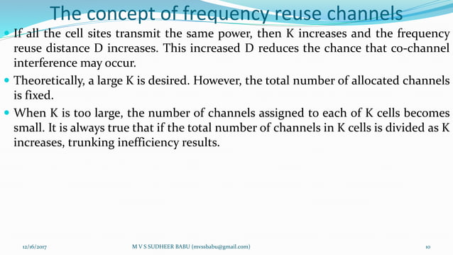 ELEMENTS OF CELLULAR RADIO SYSTEM DESIGN | PPSX
