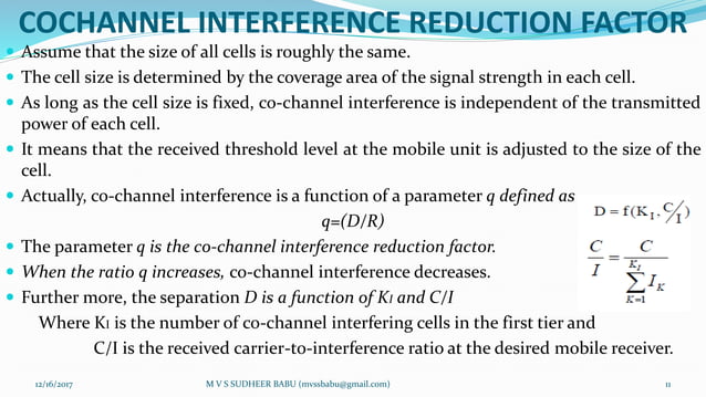 ELEMENTS OF CELLULAR RADIO SYSTEM DESIGN | PPSX