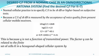 ELEMENTS OF CELLULAR RADIO SYSTEM DESIGN | PPSX