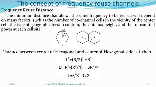ELEMENTS OF CELLULAR RADIO SYSTEM DESIGN | PPSX