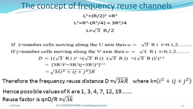 ELEMENTS OF CELLULAR RADIO SYSTEM DESIGN | PPSX
