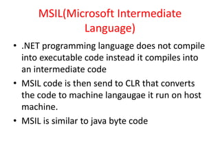 .NET Framework | PPTX