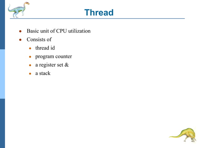 Multithreaded Programming In Oprating System Ppt 