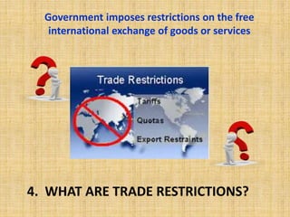 Unit 1 chapter 3 trade barriers | PPTX | Economy | Business and Finance