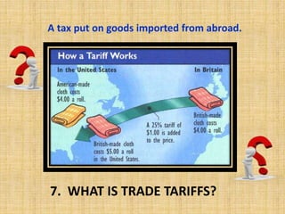 Unit 1 chapter 3 trade barriers | PPTX | Economy | Business and Finance