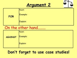 Unit 1 GCSE Citizenship 12mark help (Plain) | PPT