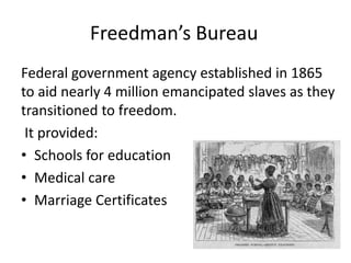 (Unit 1) Civil War and Reconstruction Review | PPTX