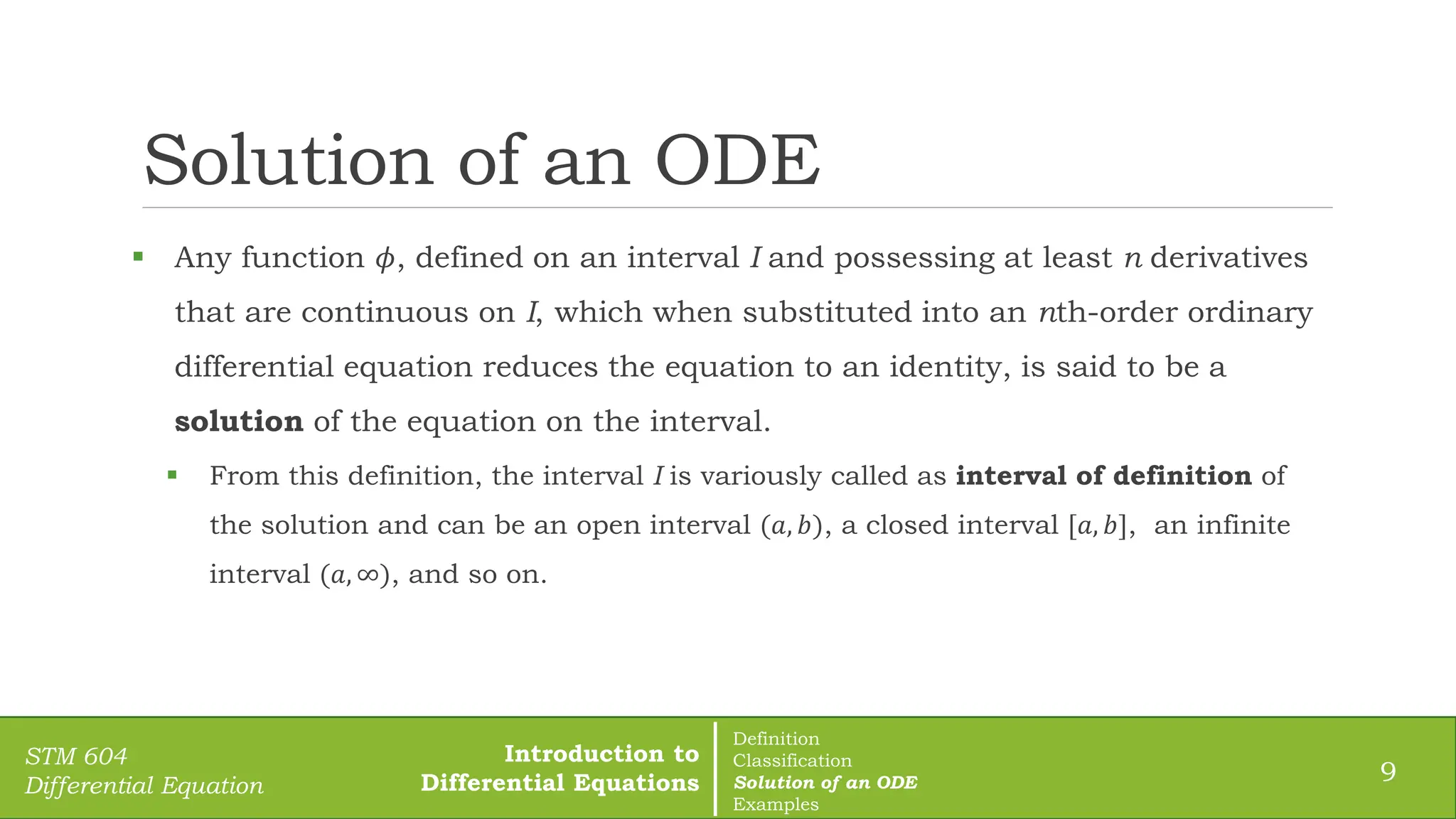 Introduction to Differential Equations and First-Order Differential ...