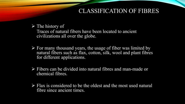 classification of fiber | PPTX