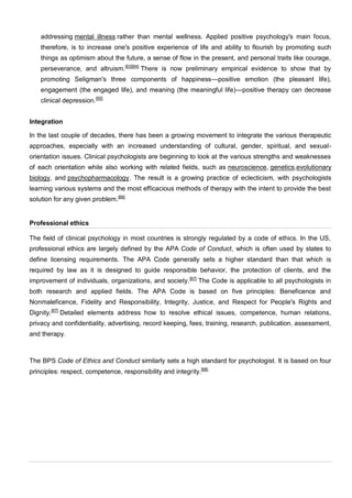 Unit 1, Clinical Psychology | PDF