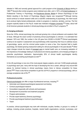 Unit 1, Clinical Psychology | PDF