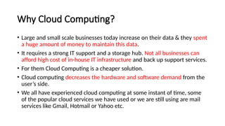 UNIT1_CLOUD COMPUTING Introduction , Basics | PPTX