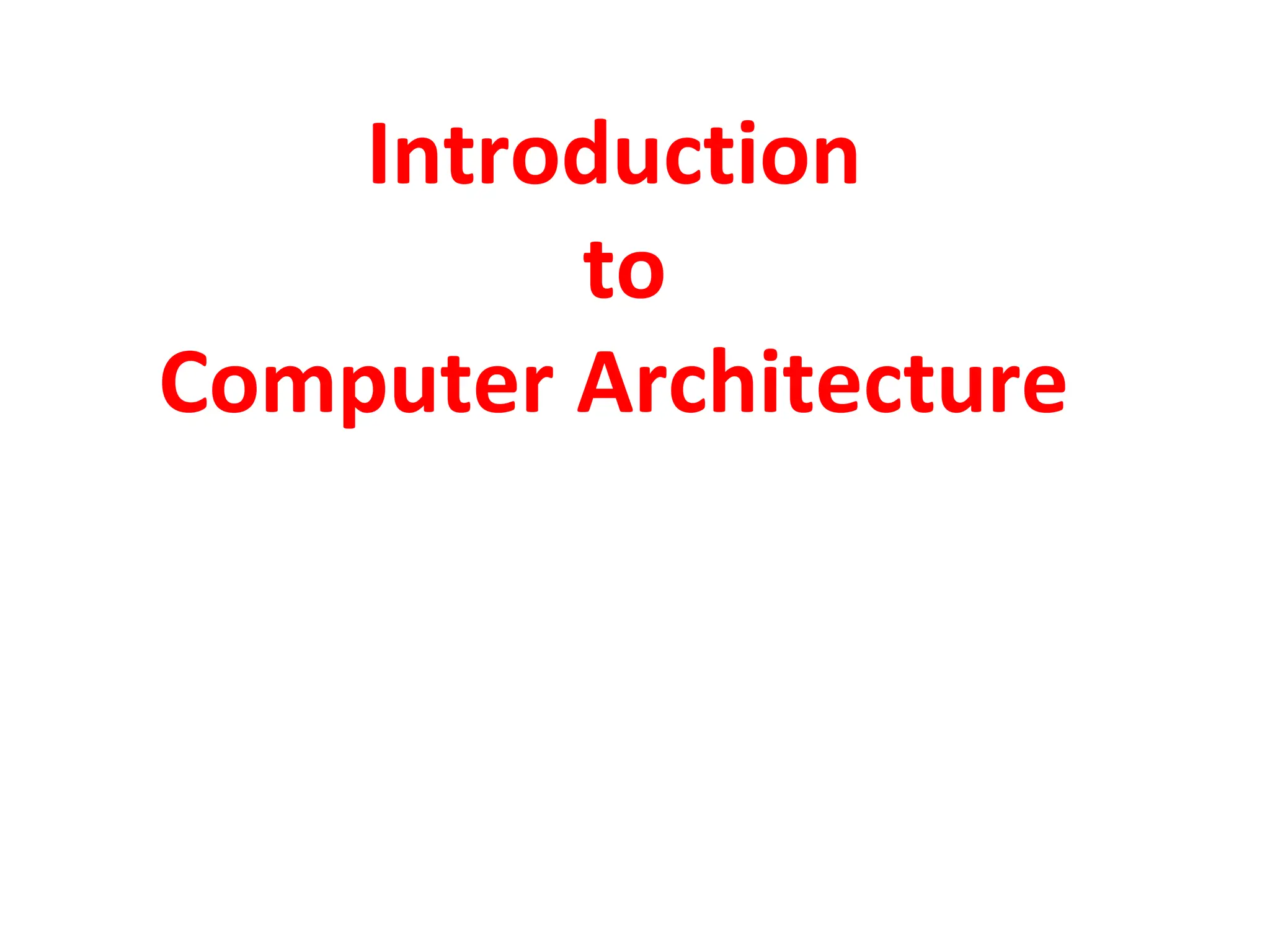 Unit1coa Computer Organisation And Architecture Pptx Programming Languages Computing