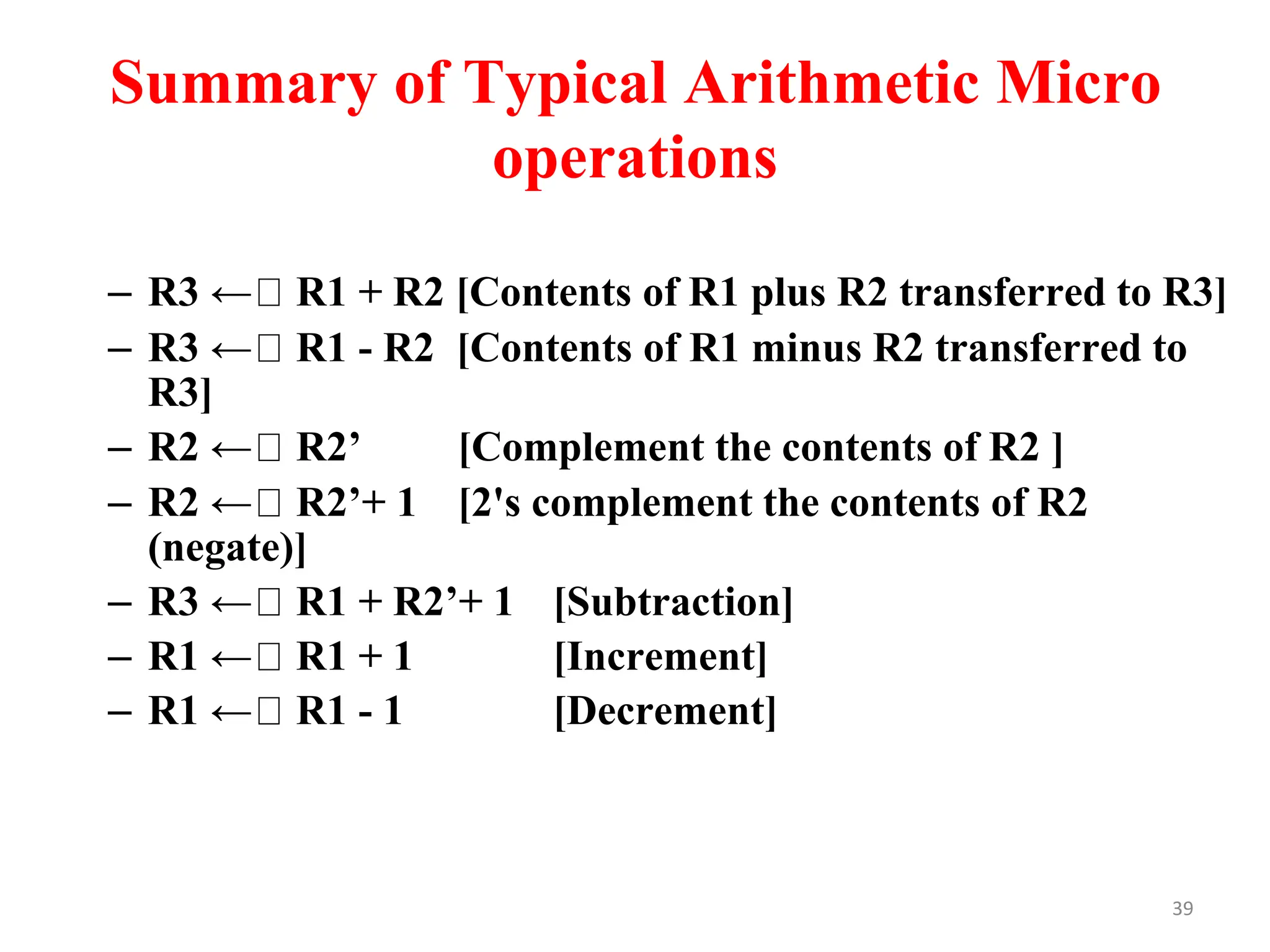 unit1COA Computer Organisation and Architecture | PPTX