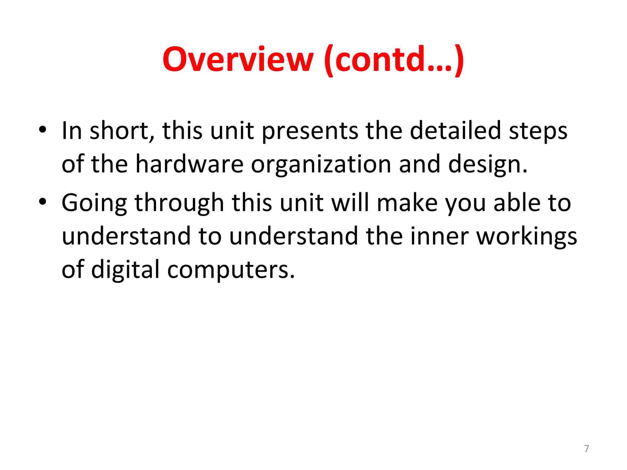 unit1COA Computer Organisation and Architecture | PPTX
