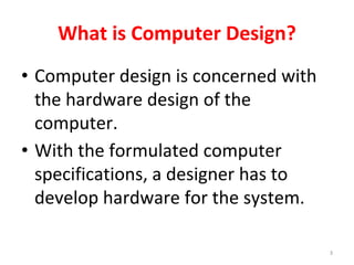 unit1COA Computer Organisation and Architecture | PPTX