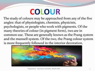 Colour | PPTX | Interior Decorating | Home & Garden