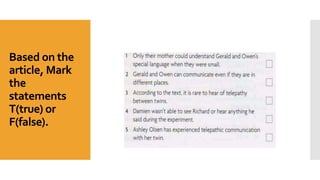 UNIT 1 COMMUNICATION. English Grade 10pptx | PPTX