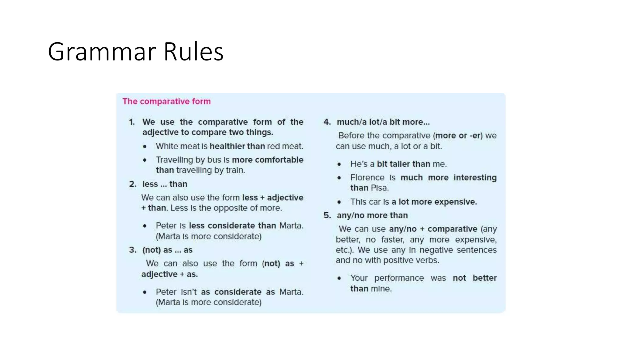 Unit 1 Comparatives and superlatives.pptx