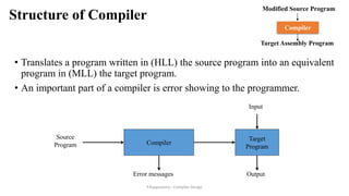 Compiler Design Introduction | PDF