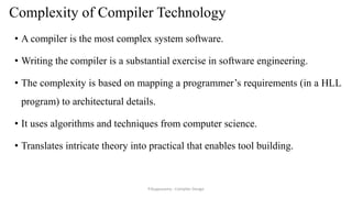 Compiler Design Introduction | PDF
