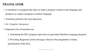Compiler Design Introduction | PDF