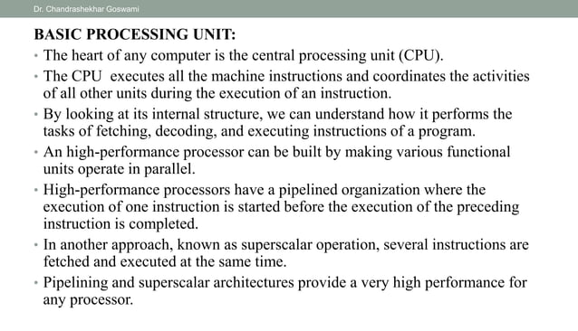 Unit 1 Computer Architecture And Organization Pptx