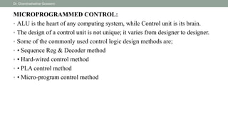 Unit 1 Computer Architecture & Organization.pptx | Data Storage and ...