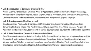 Unit 1 computer graphicss introduction .pptx