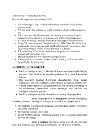 Unit 1 contributing technologies | PDF | 3-D Graphics | Computer Software and Applications