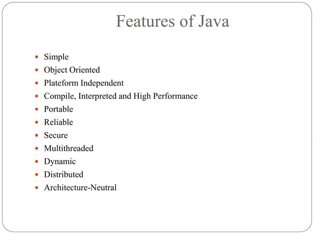 Unit 1 Core Java for Compter Science 3rd | PPT