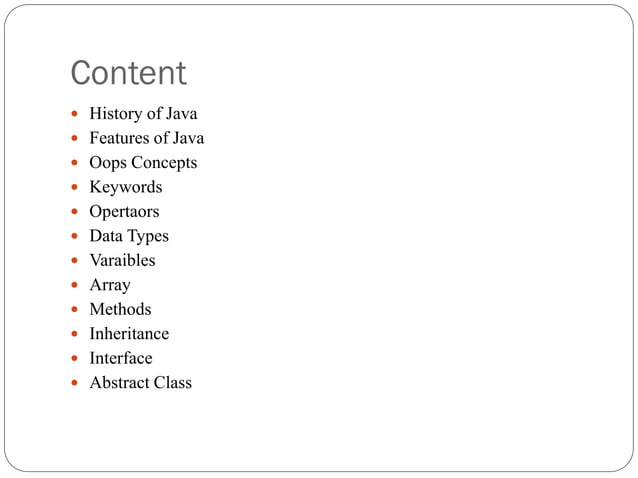 Unit 1 Core Java for Compter Science 3rd | PPT