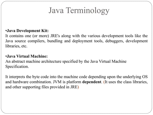 Unit 1 Core Java for Compter Science 3rd | PPT