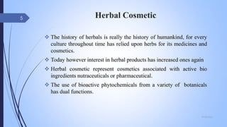 Unit 1 cosmetic-science INTRODUCTION CLASSIFICATION | PDF