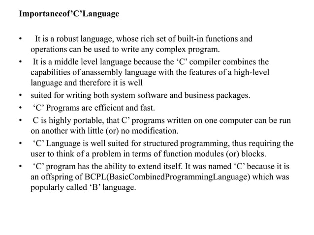 Unit-1 (introduction to c language).pptx