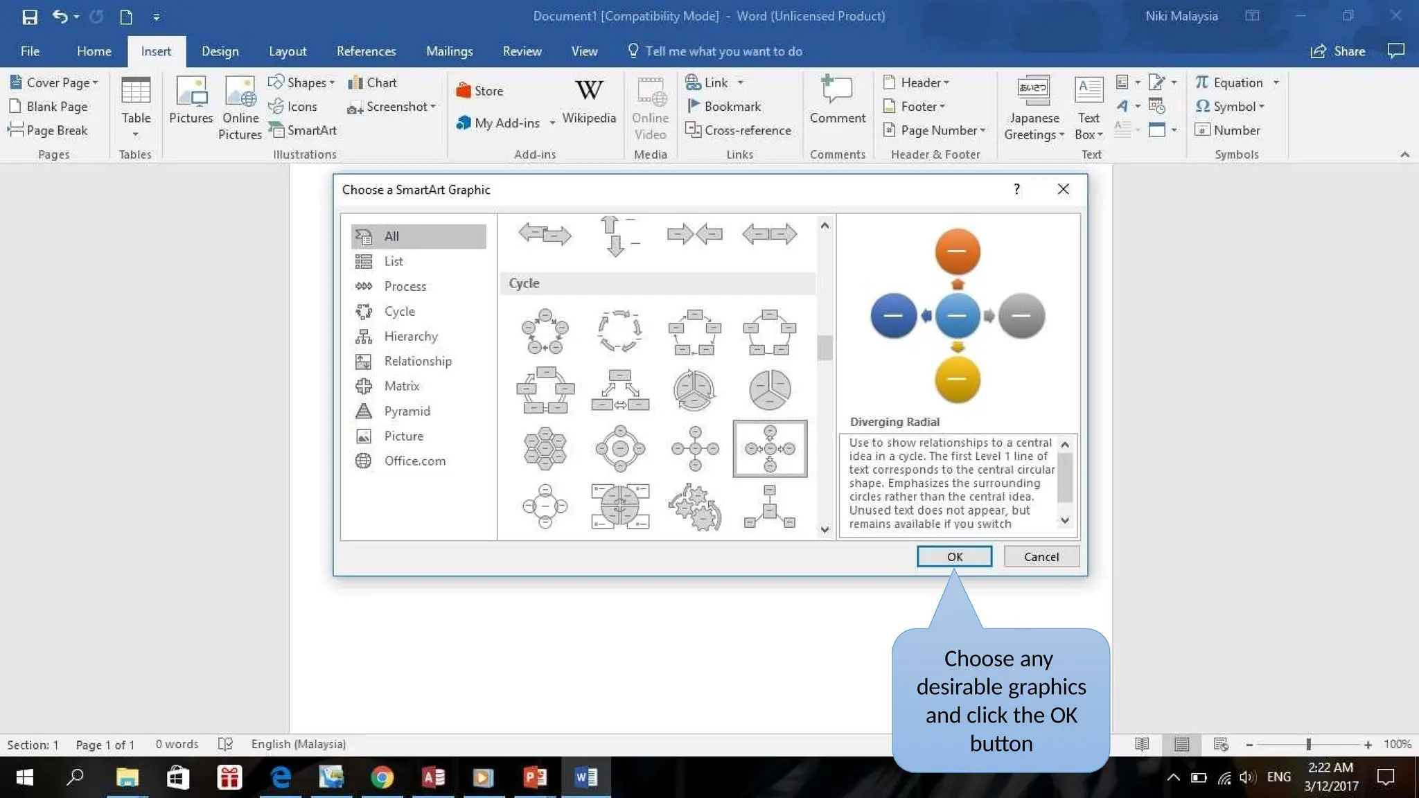 Unit 1 Create smart art in word app.pptx