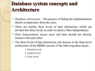 Basics of Database Management System: Key Components | PPT