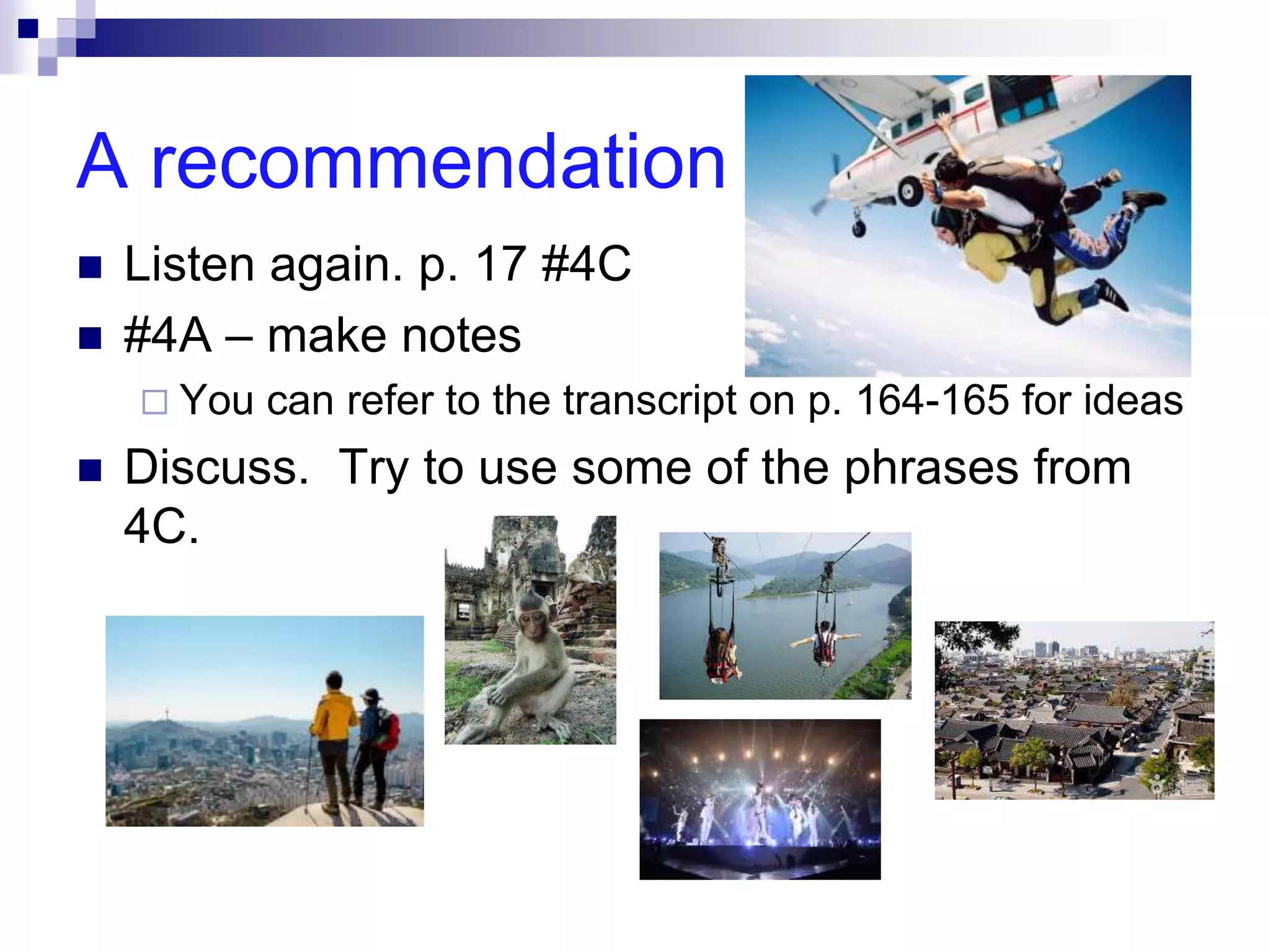 Speakout Upper Intermediate 2nd Ed Unit1 day1 | PPT