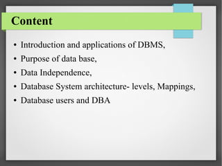 U nit 1_dbms | PPT
