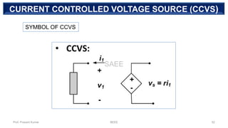 BASIC ELECTRICAL ENGINEERING DC CIRCUITS UNIT 1 PART 1 NOTES | PDF