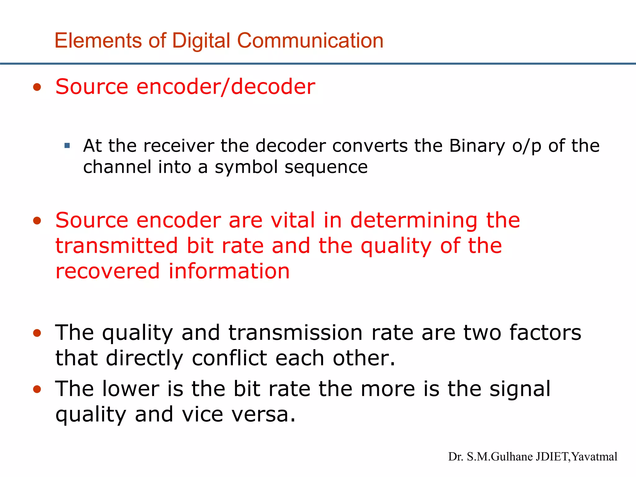 Introduction to Digital Communication | PDF