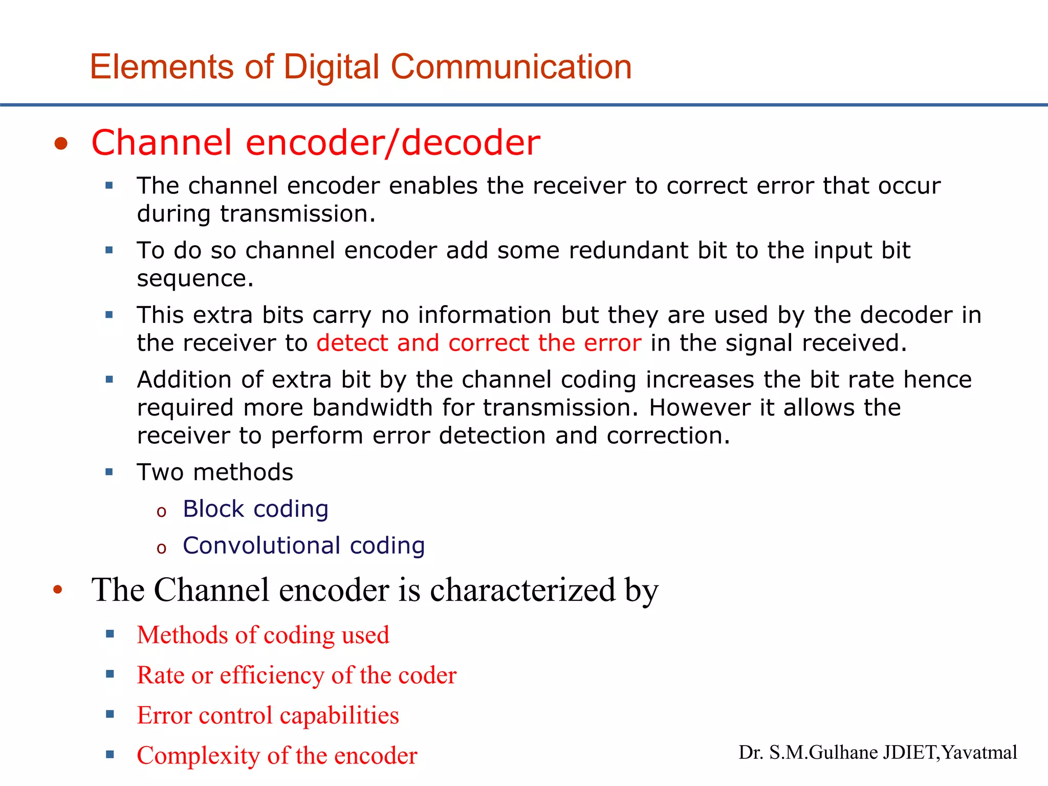 Introduction to Digital Communication | PDF