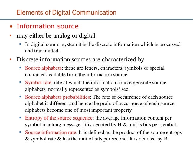 Introduction To Digital Communication 