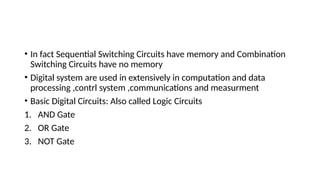 Unit 1 Digital electronics and computer architecture.pptx
